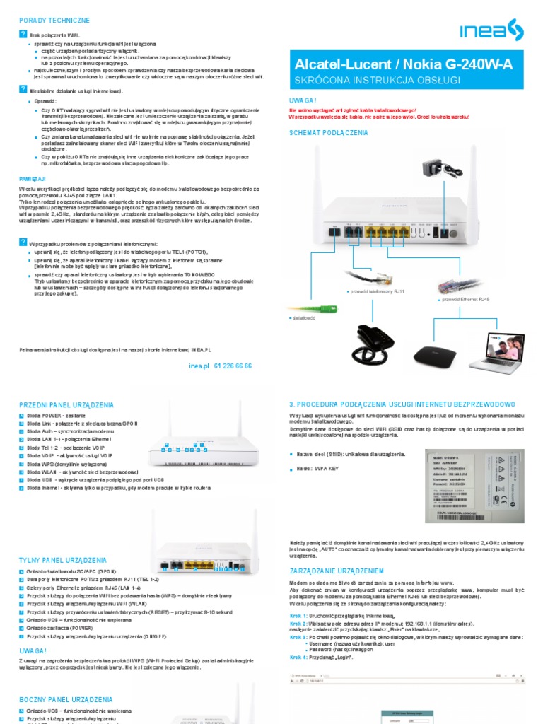 Nokia G 240W A | PDF