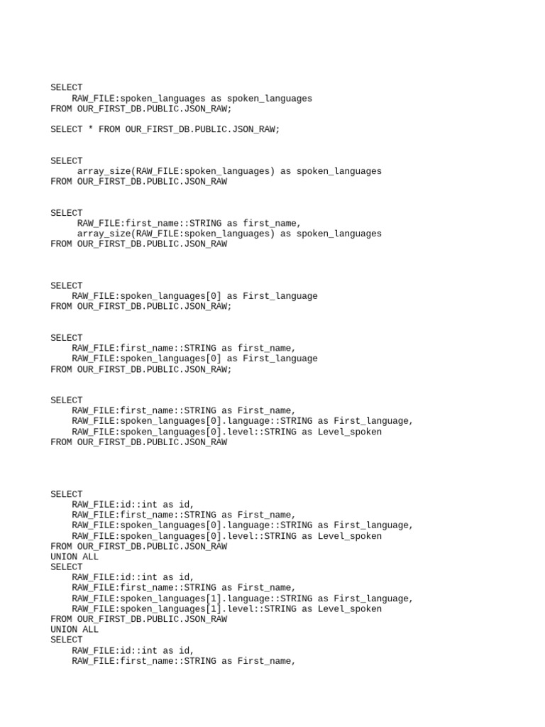 Dealing With Hierarchy Json 4 Pdf 