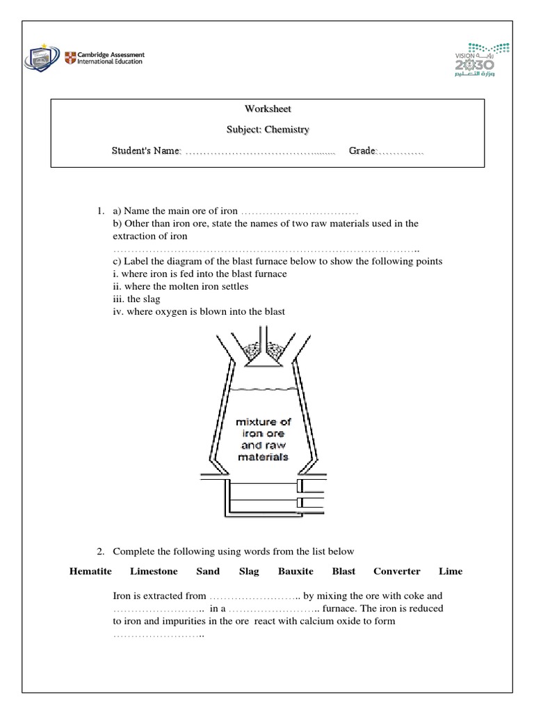 G8 Worksheet 1 | PDF