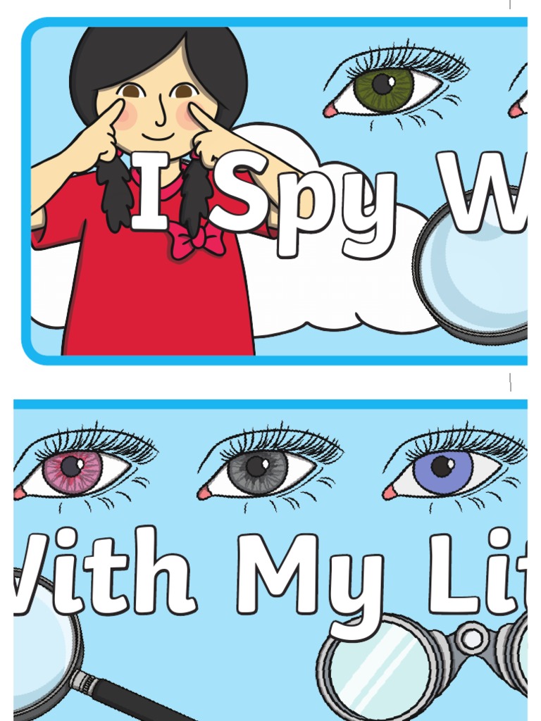 I Spy Game for Kids | PDF