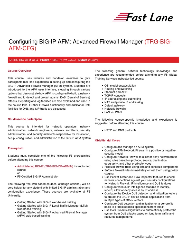 Fast_Lane F5 NETWORKS - CONFIGURING BIG IP ADVANCED WAF | PDF | Denial ...