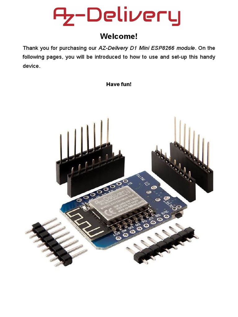 D1 Mini Module ENG | PDF | Arduino | Computer Engineering