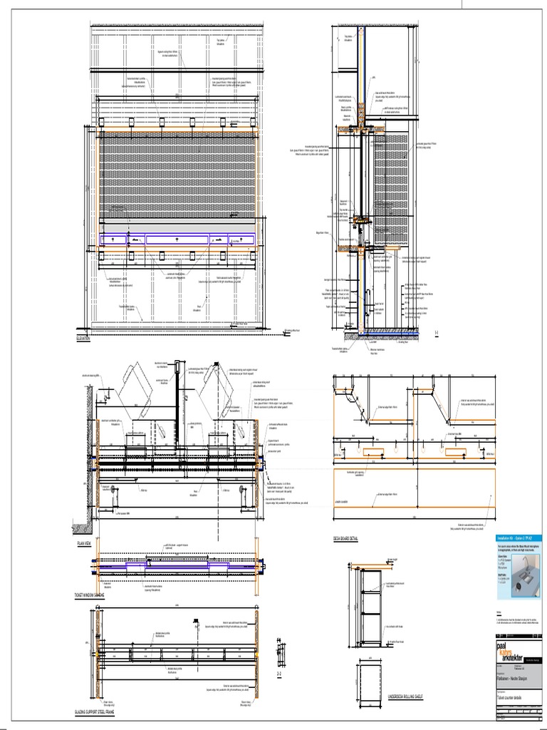 S1-521 Ticket Counter Details 02 | PDF | Building Insulation ...