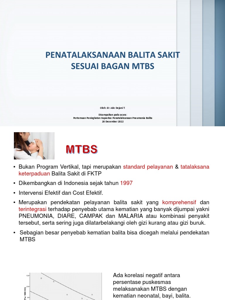 Penatalaksanaan Balita Sakit Sesuai Bagan Mtbs | PDF