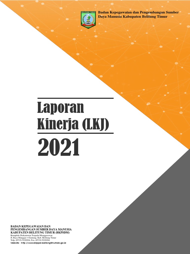 LKJ BKPSDM Tahun 2021 | PDF