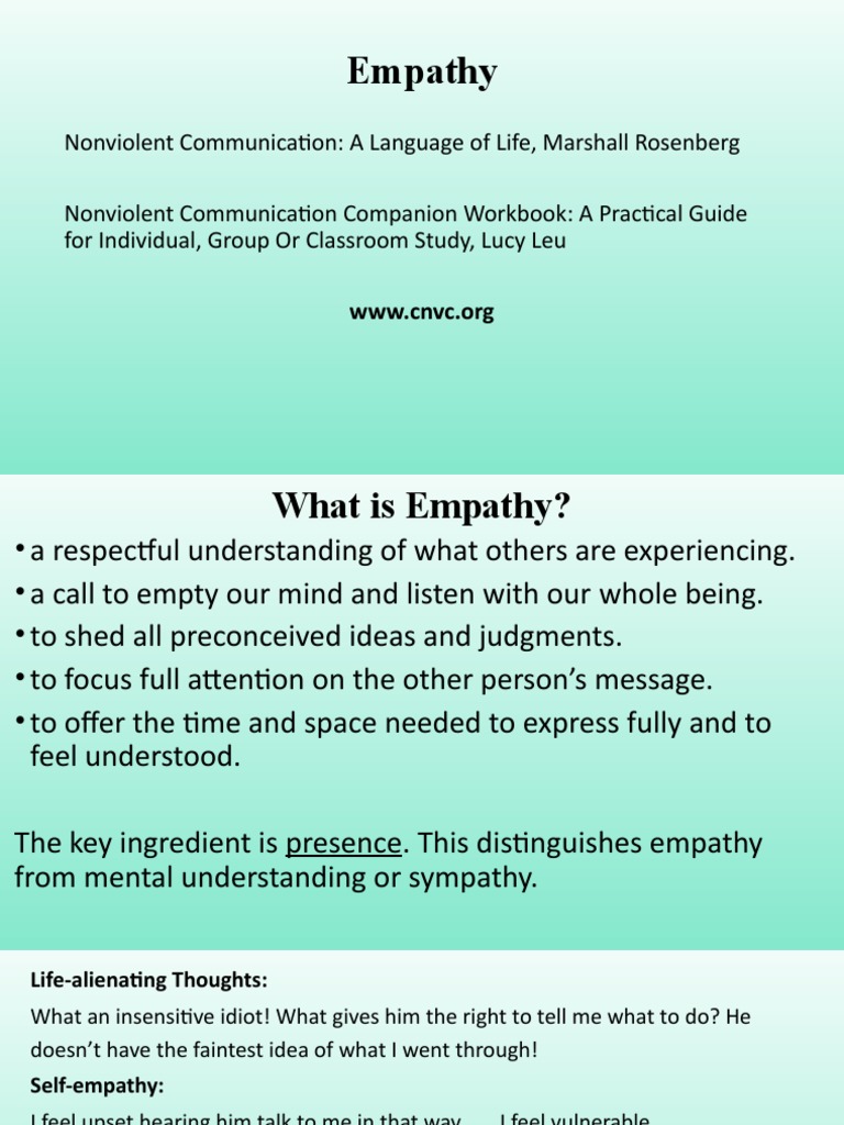 Empathy Slides | PDF