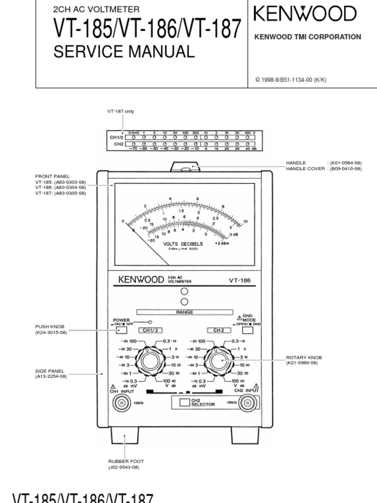 VT-185 VT-186 VT-187 1 | PDF | Amplifier | Detector (Radio)