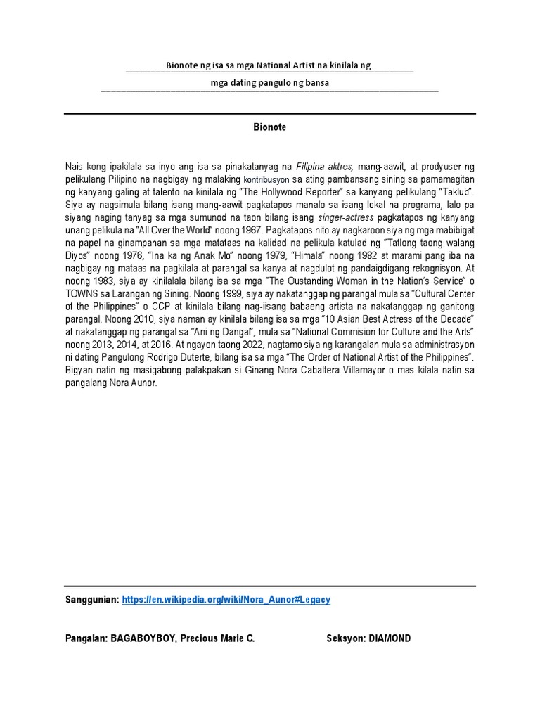 BIONOTE | PDF