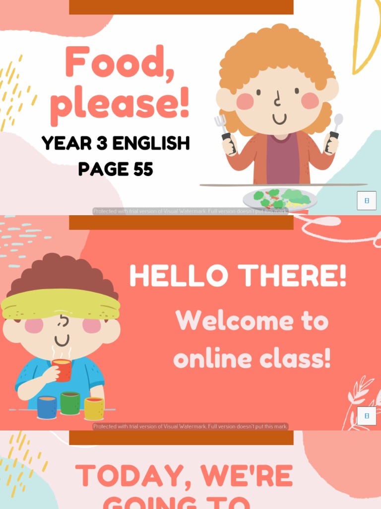 Year 3 - Food Please | PDF