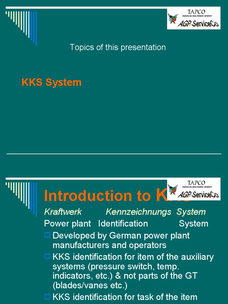 Introduction To KKS System | PDF | Steam | Combustion
