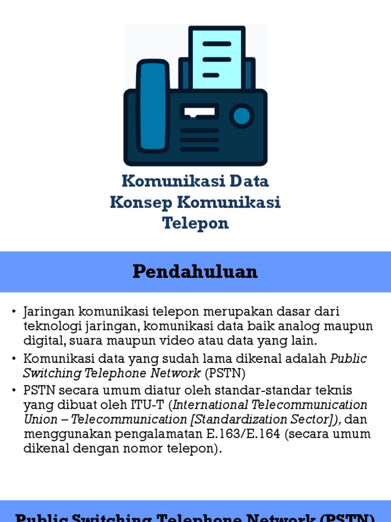 12 Konsep Komunikasi Telepon | PDF