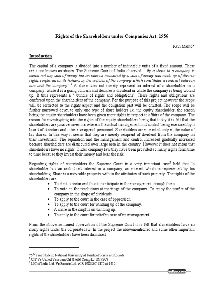 Article 202 | PDF | Dividend | Equity (Finance)