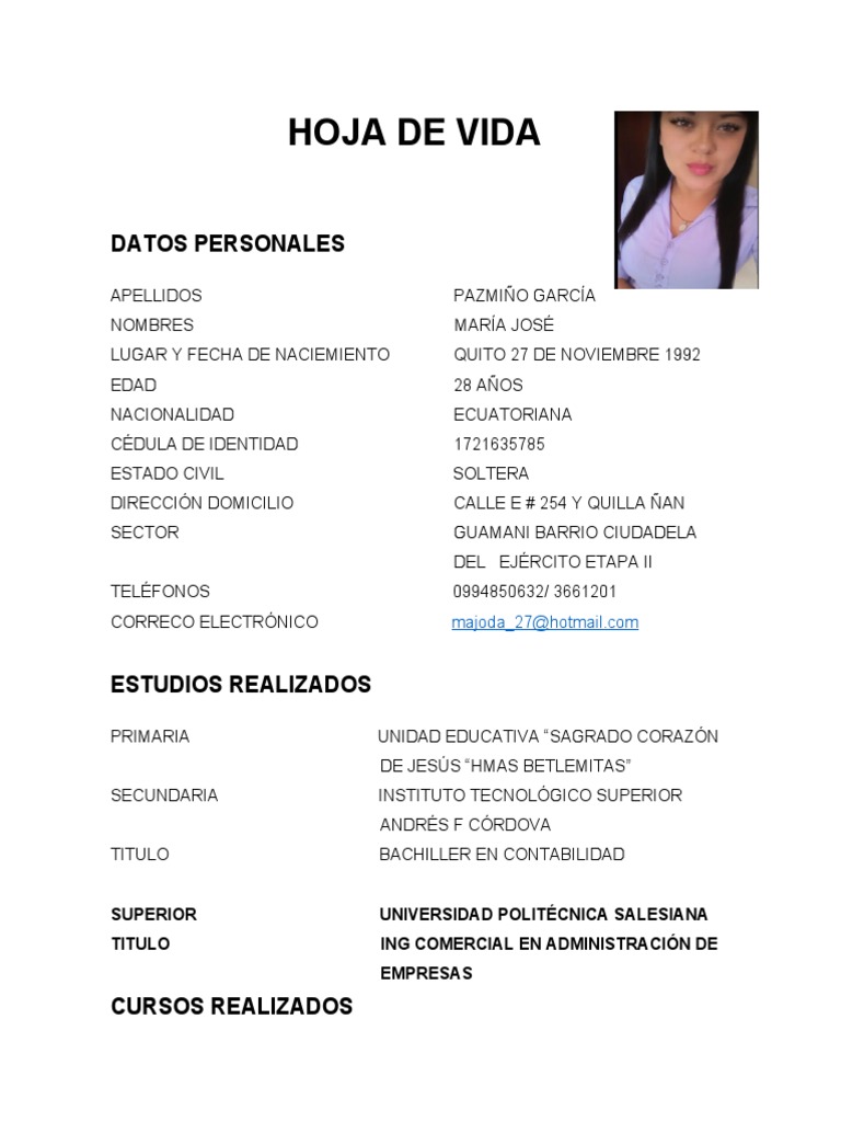 Curriculim Majo | PDF