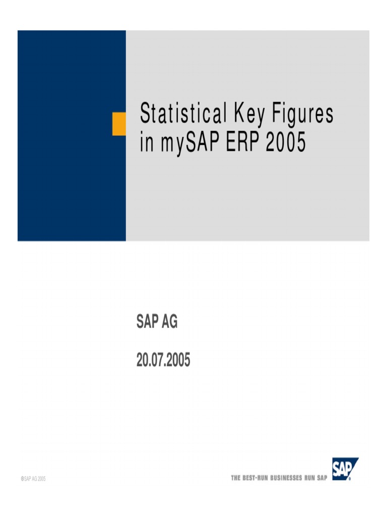 New Gl Statistical Key Figures Pdf Ibm Db2 Oracle Corporation