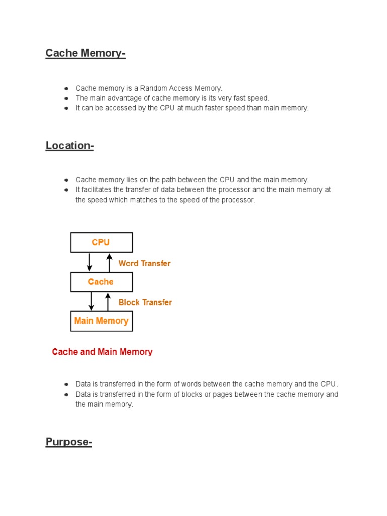 Cache Memory | Download Free PDF | Cpu Cache | Central Processing Unit