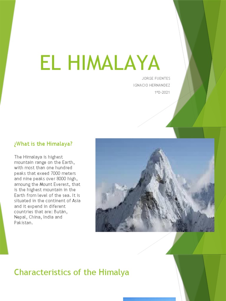 The Himalaya: Peaks and Access | PDF