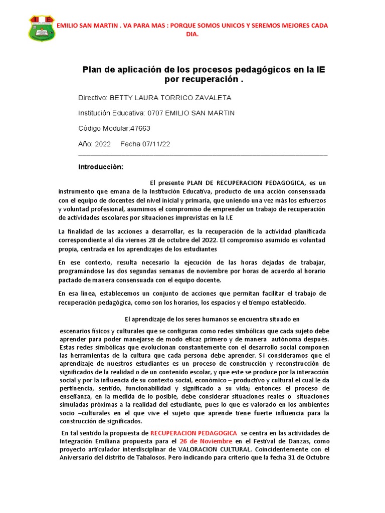 Sesion - 4 - Matriz y Plan - Doc Betty | PDF | Aprendizaje | Plan de estudios