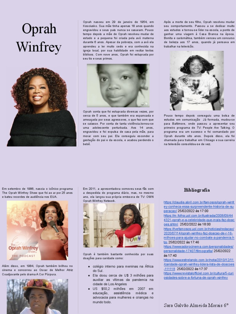 Oprah Folder | PDF | Oprah Winfrey