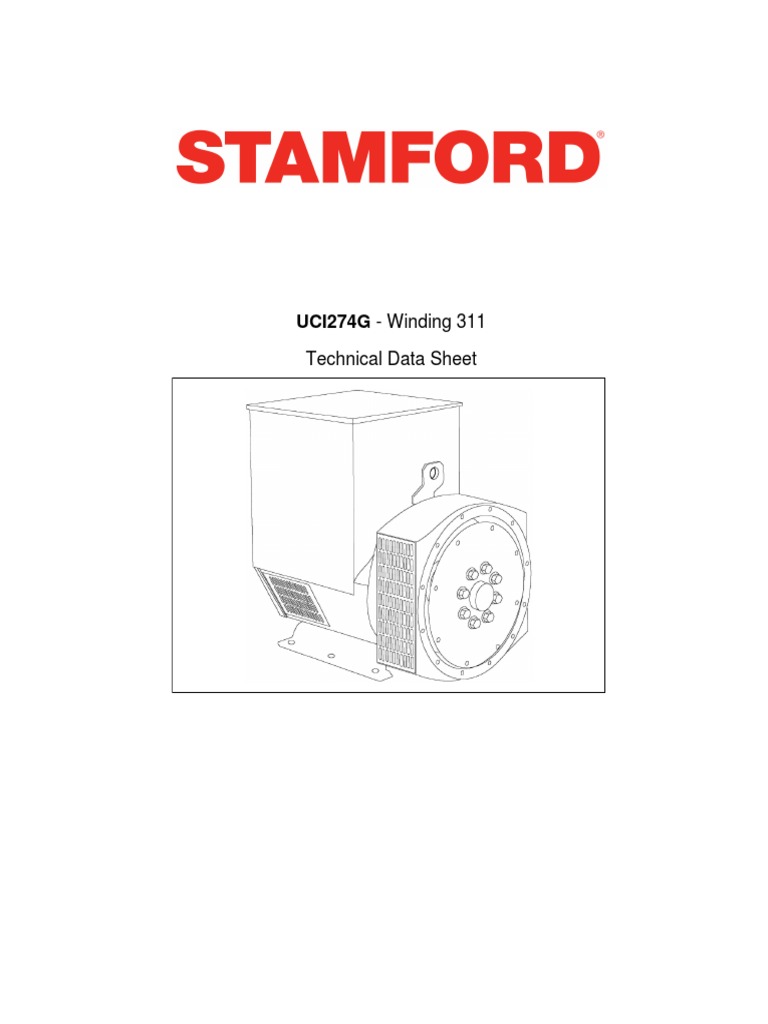 UCI274G | PDF | Electric Generator | Rectifier
