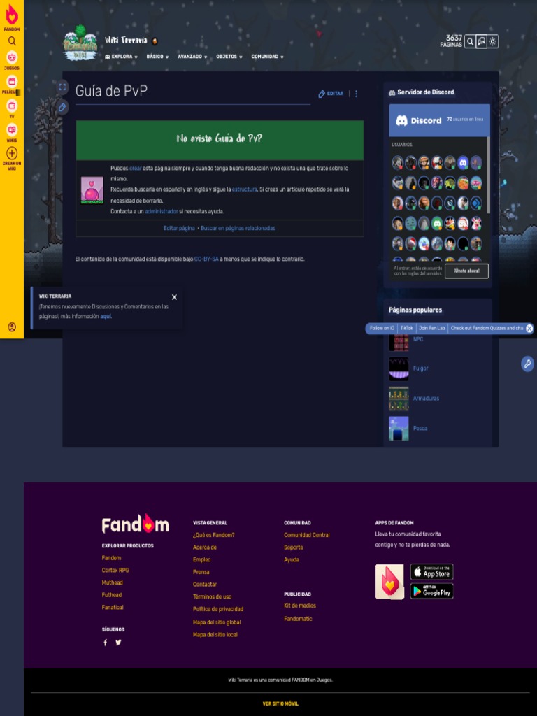 Guía de PVP - Wiki Terraria | PDF