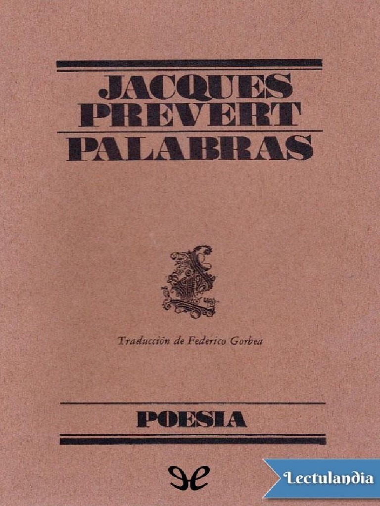 Palabras - Jacques Prevert | PDF