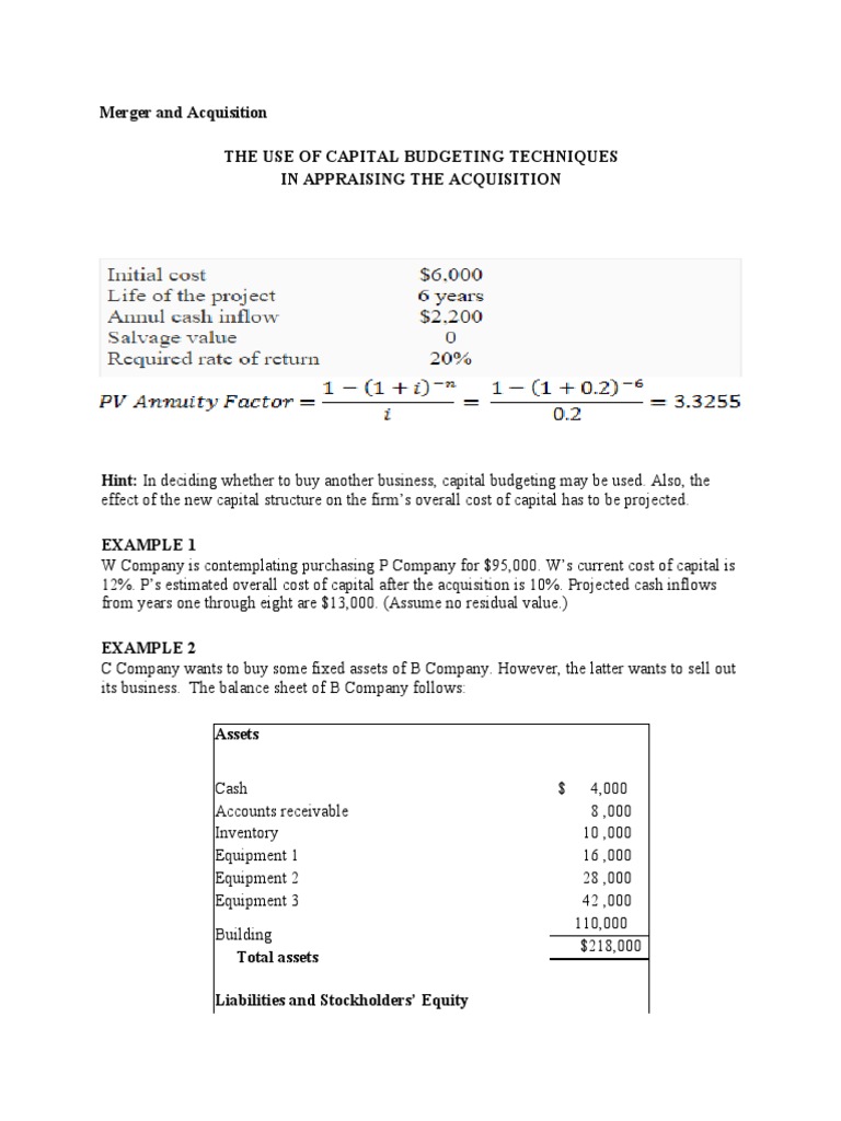 Class On Merger and Acquisition | PDF | Stocks | Mergers And Acquisitions