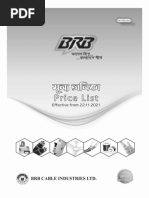 BRB Cable Price List | PDF | Electrical Equipment | Electrical Components