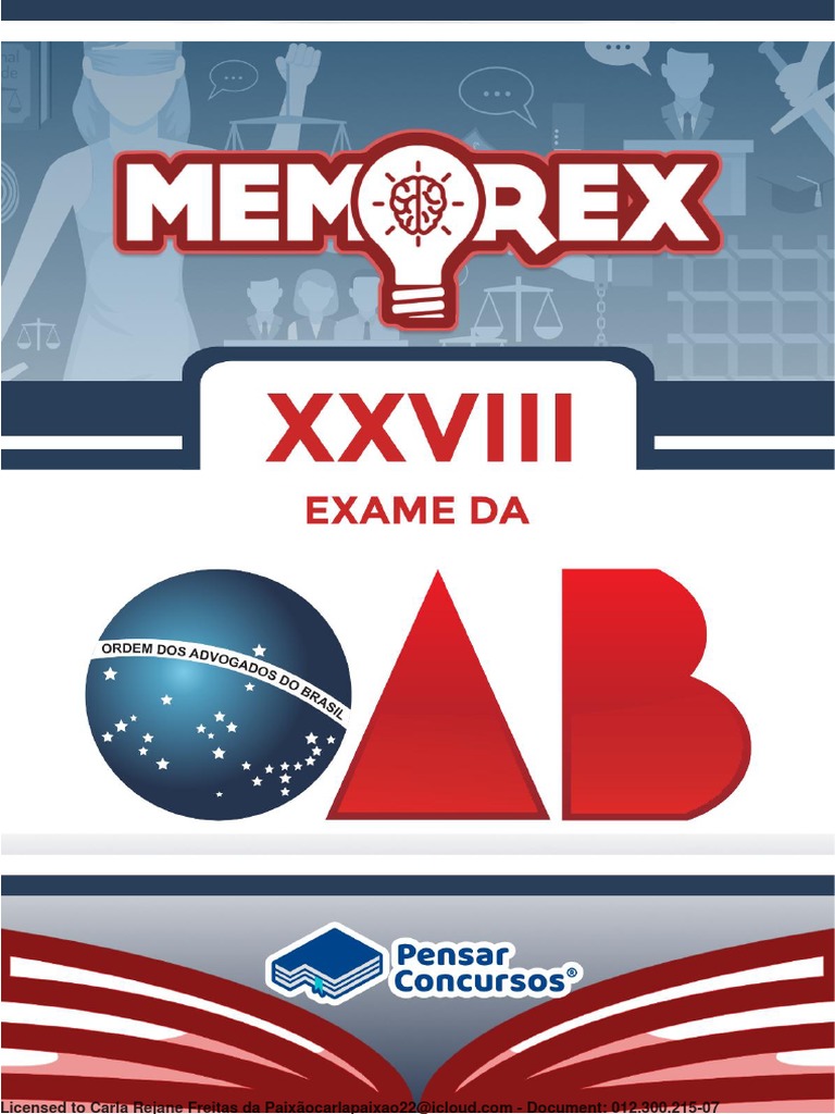 OAB XXVIII-Memorex (Rodada 03) | PDF