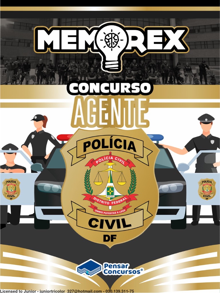 PCDF-Memorex (Agente) 04 | PDF | Assunto (gramática) | Polícia