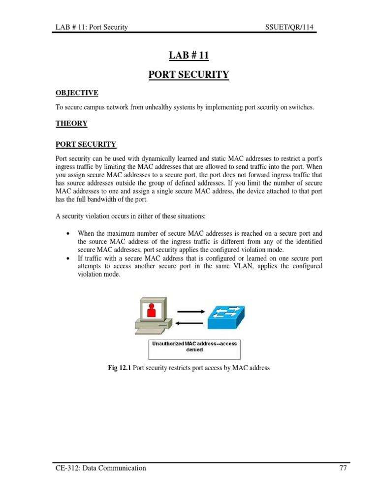 Dcom Lab 11 | PDF | Network Switch | Computer Network