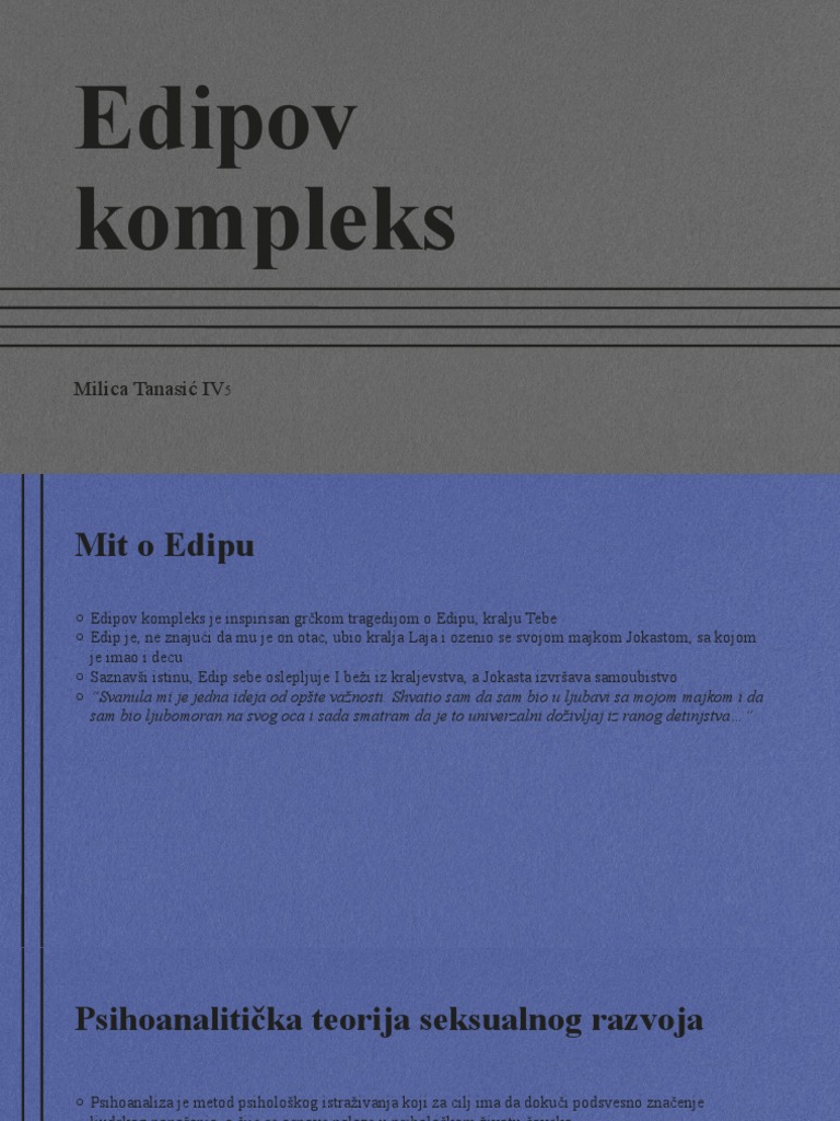 Edipov Kompleks | PDF