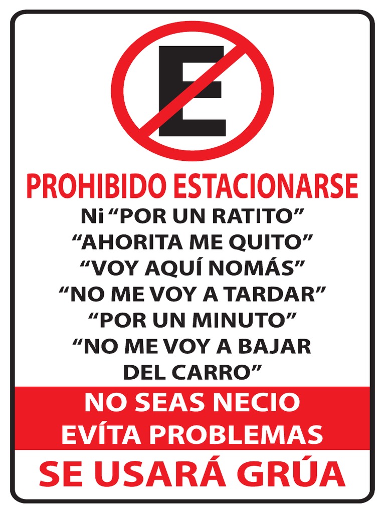 No Estacionarse | PDF