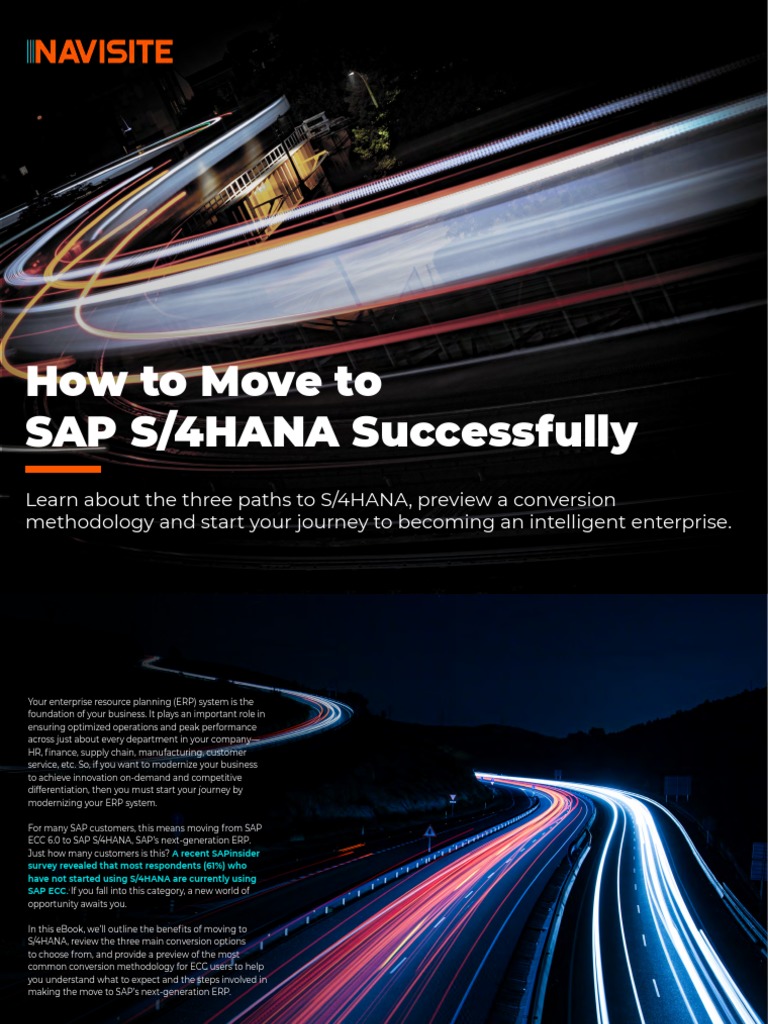 How To Move To Sap S 4hana Successfully | PDF | Enterprise Resource Planning | Cloud Computing