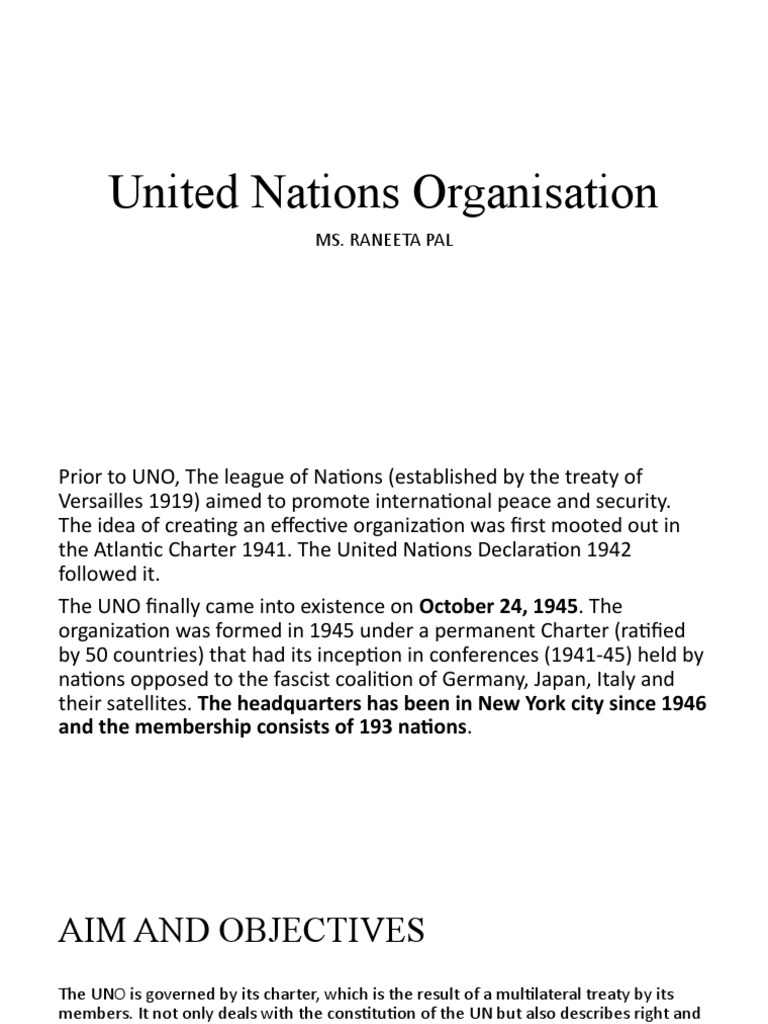 United Nations | PDF | United Nations General Assembly | United Nations