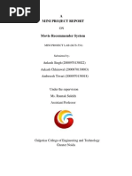 Movie Recommendation Project Report | PDF | Python (Programming ...