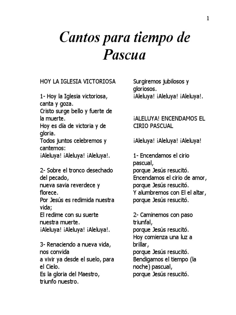 PASCUA | PDF | Pascua de Resurrección | Cristo (título)