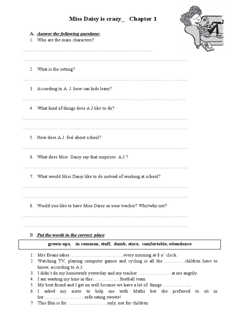 Chapter 1 Worksheet | PDF