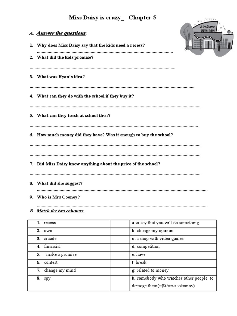 Chapter 5 Worksheet | PDF