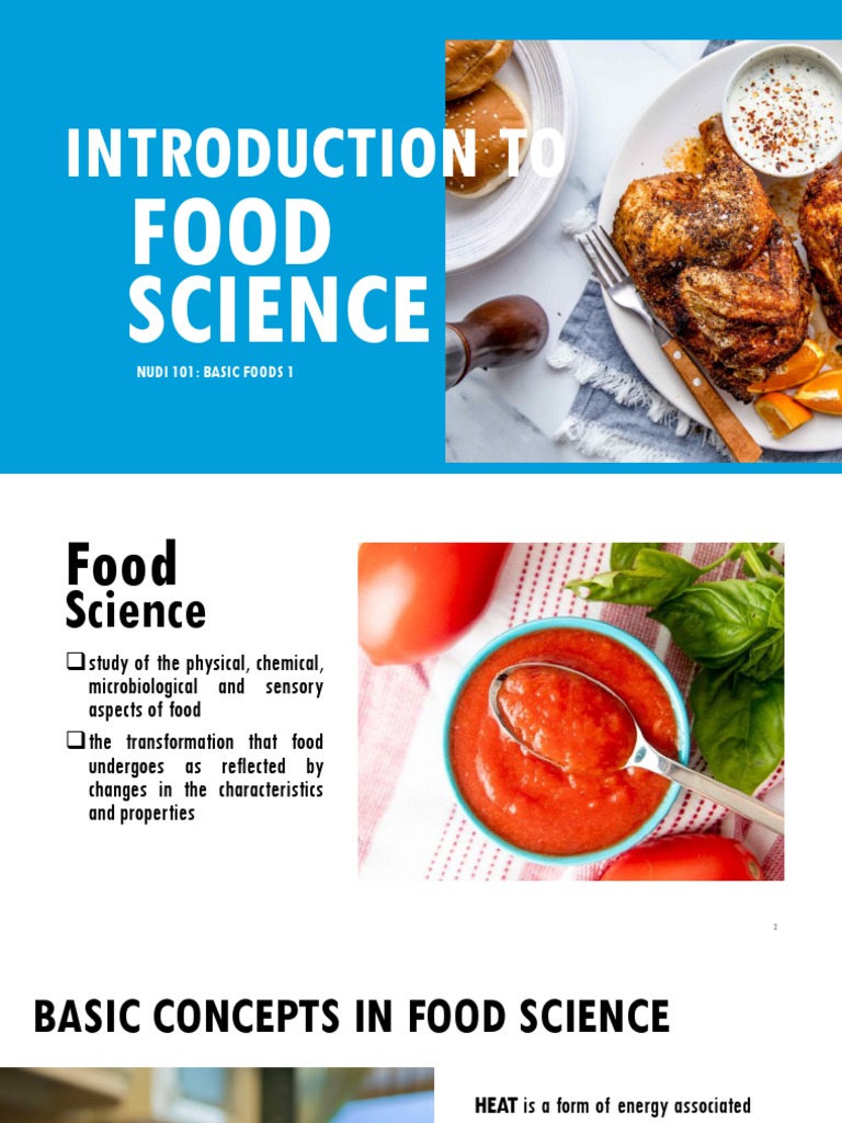W5 - 11 - 09 - 2022 - Unit 2. Introduction To Food Science | PDF ...