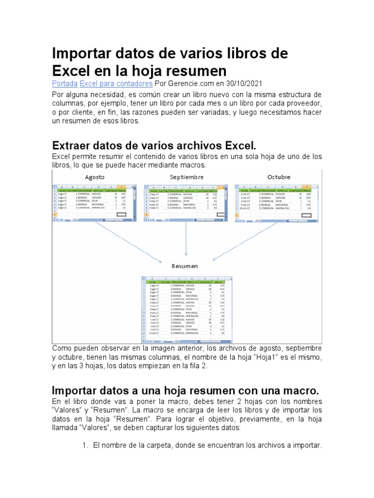 Macro Excel para Contadores | PDF | Microsoft Excel | Archivo de computadora