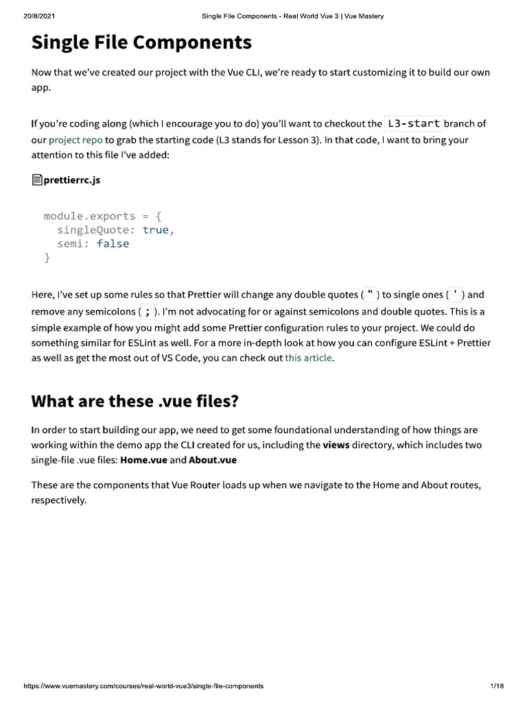 3.single File Components | PDF