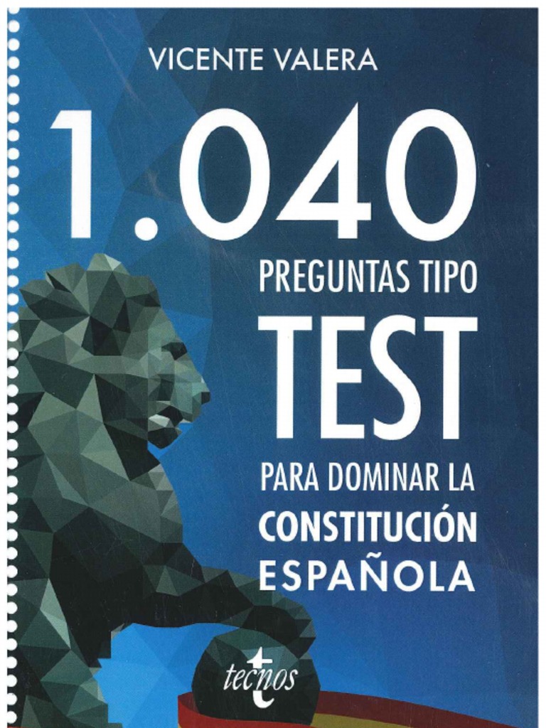 1040 Preguntas CONSTI | PDF