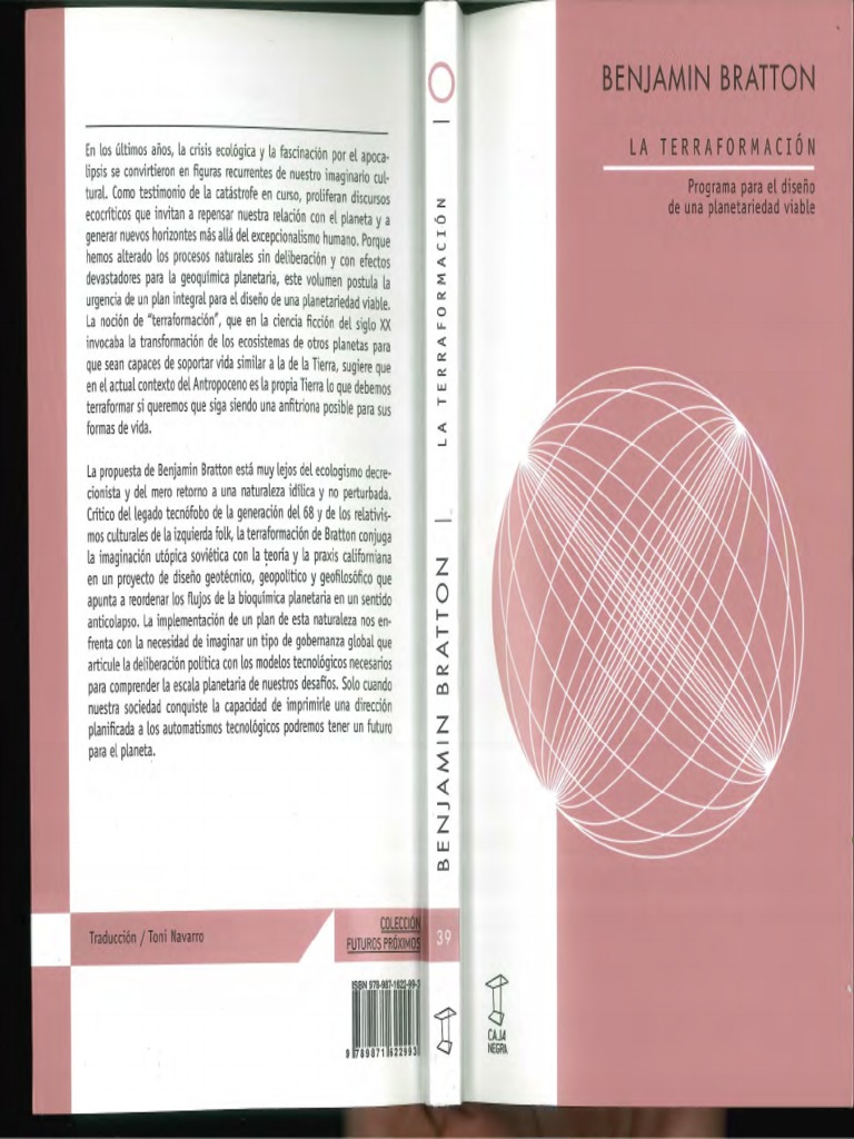 Benjamin Bratton, La Terraformacion | PDF