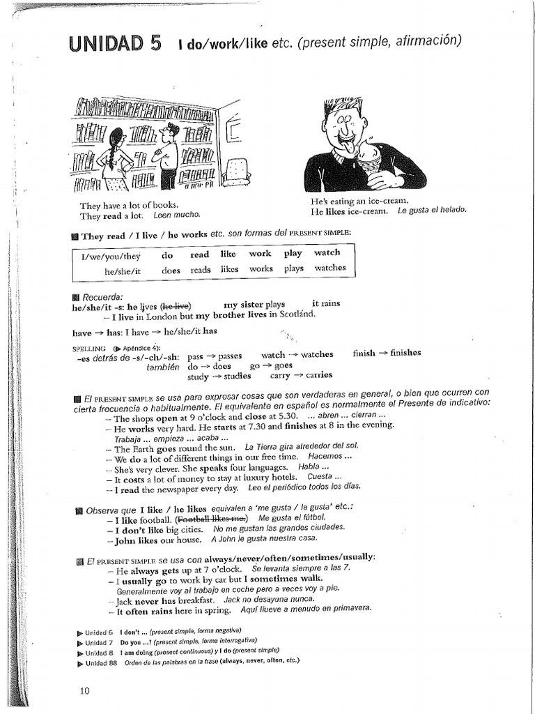 05 - Present Simple - Af | PDF