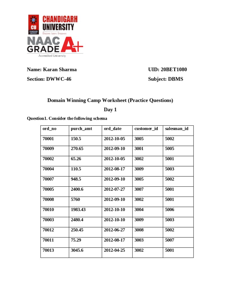 DBMS Day 1 Karan | PDF | Data | Information Management