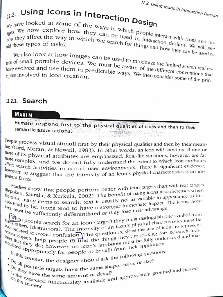 HCI Unit 4 Using Icons in ID | PDF | Icon (Computing) | Graphical User ...