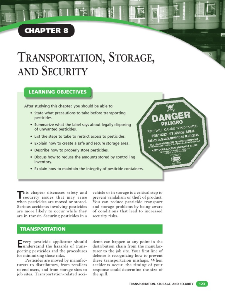 Pesticides CHPTR 8. | PDF | Pesticide | Risk