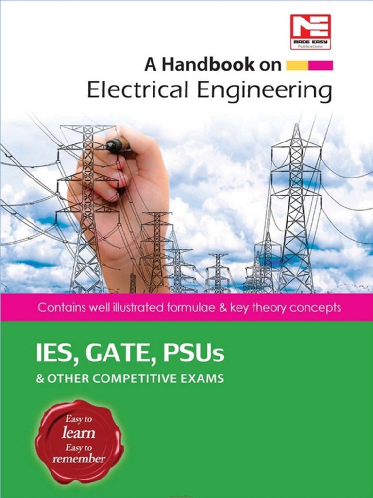 A Handbook On Electrical Engineering IES, GATE, PSUs and Other ...