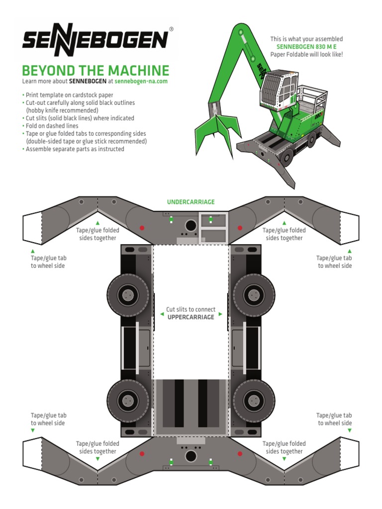 Sennebogen Paperfoldable Digital | PDF | Manufactured Goods | Office ...