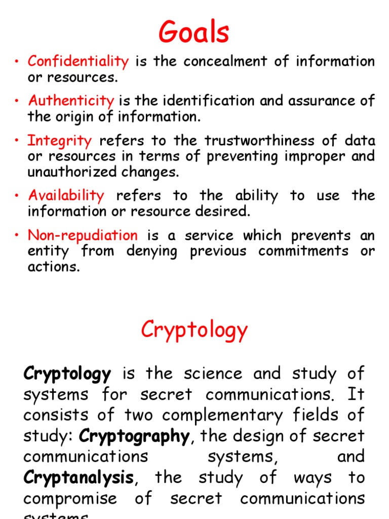 Lecture 1 Pdf Cryptography Cryptanalysis 